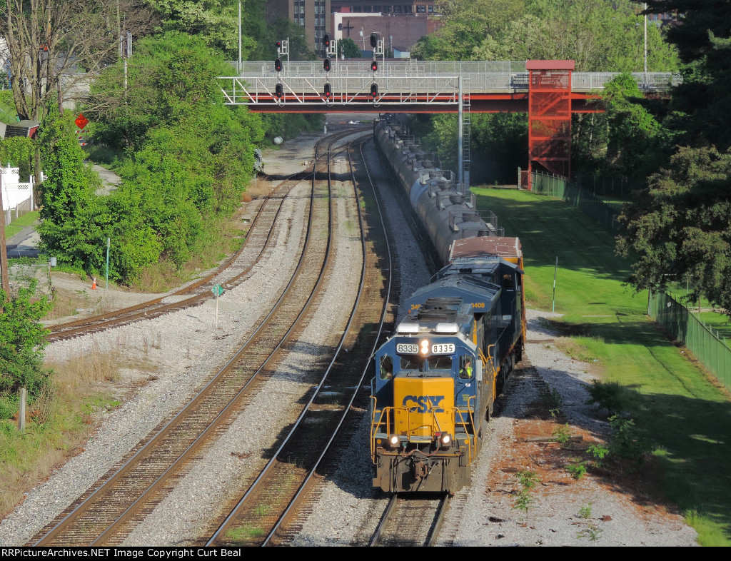 CSX 8335 and 3408